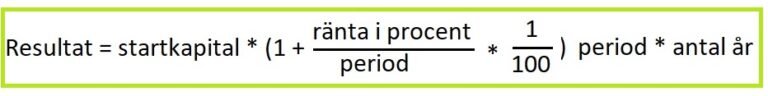 Ränta på ränta kalkylator | Se hur dina pengar utvecklas